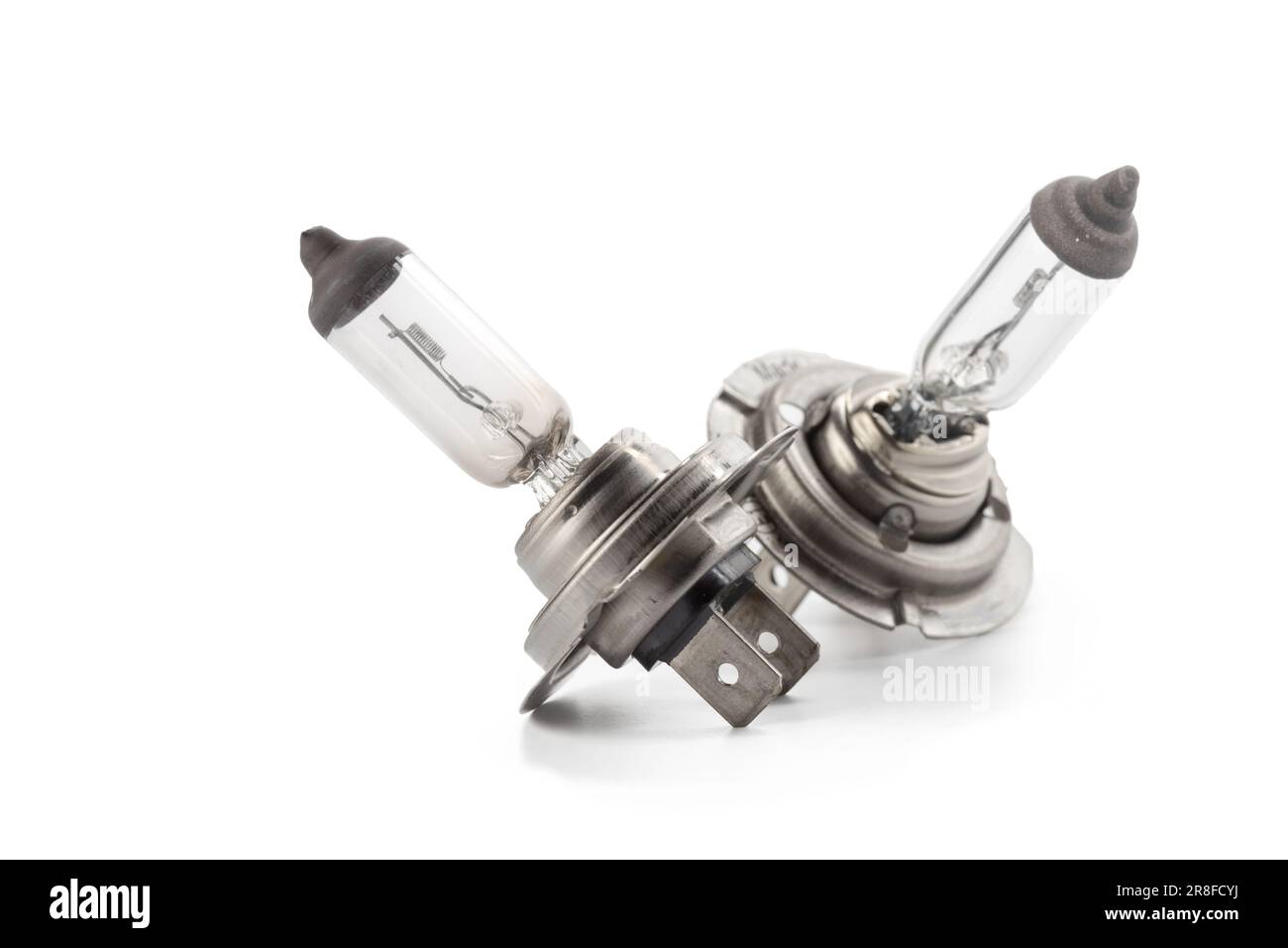 car lightbulb on white background Stock Photo - Alamy
