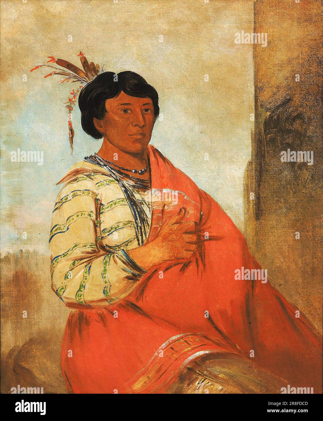 Gaw-záw-que-dung, He Who Halloes 1836 by George Catlin, born Wilkes ...