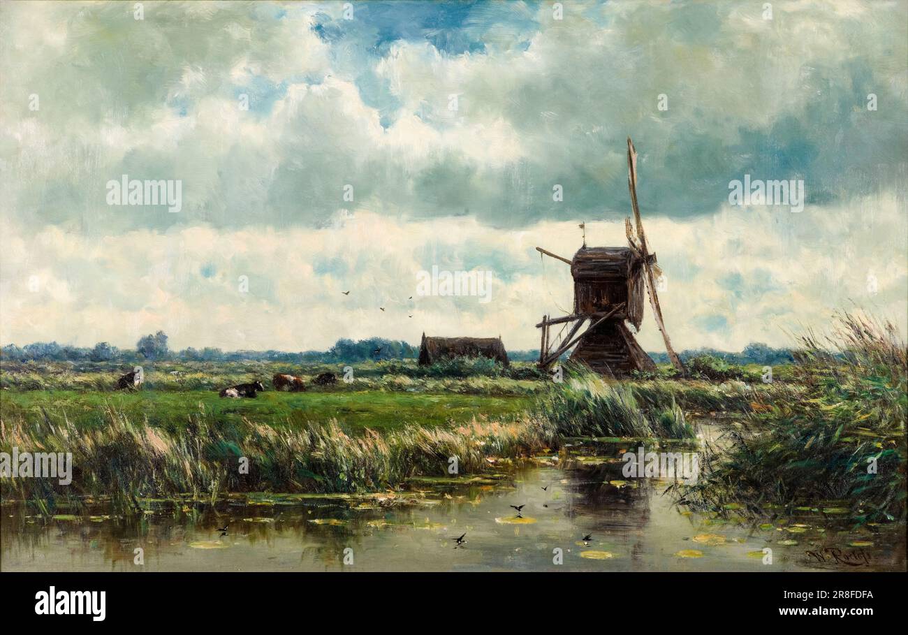 Famous Windmill Painting