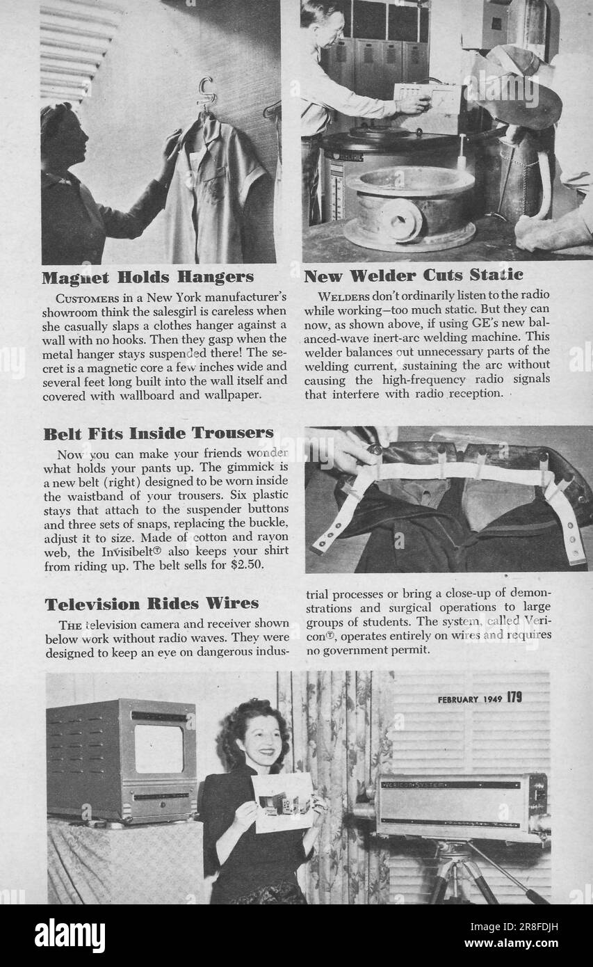 Tv ad 1940s hi-res stock photography and images - Alamy
