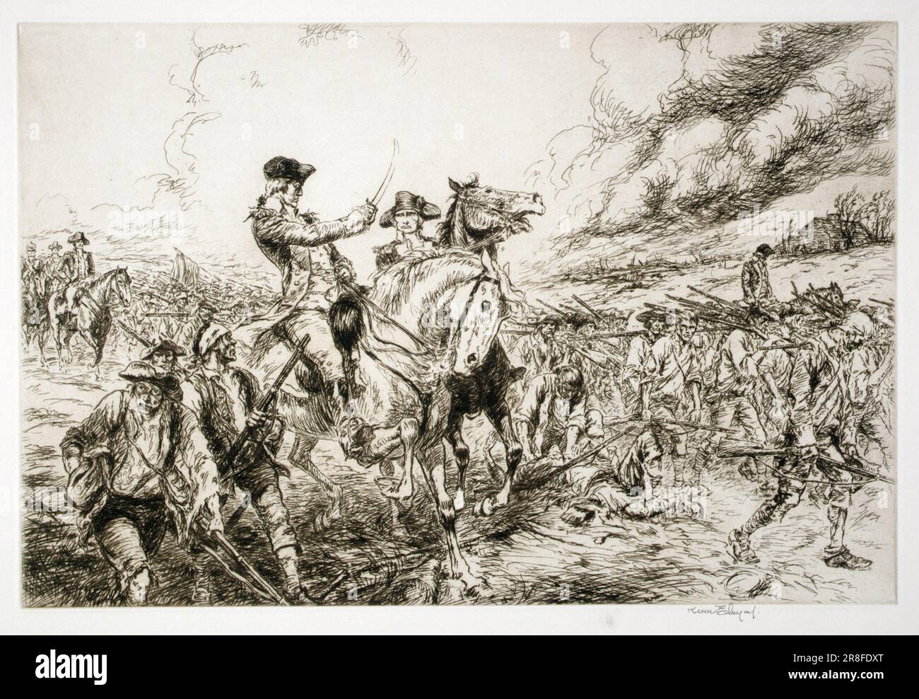 George Washington at Valley Forge ca. 1920-1940 by Kerr Eby, born Tokyo ...