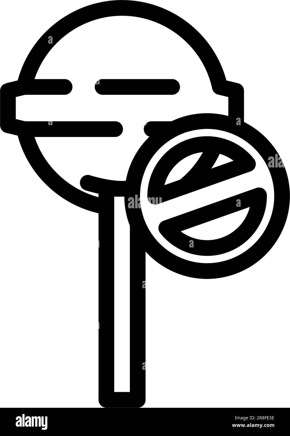 wrong answer line icon vector illustration Stock Vector Image & Art - Alamy