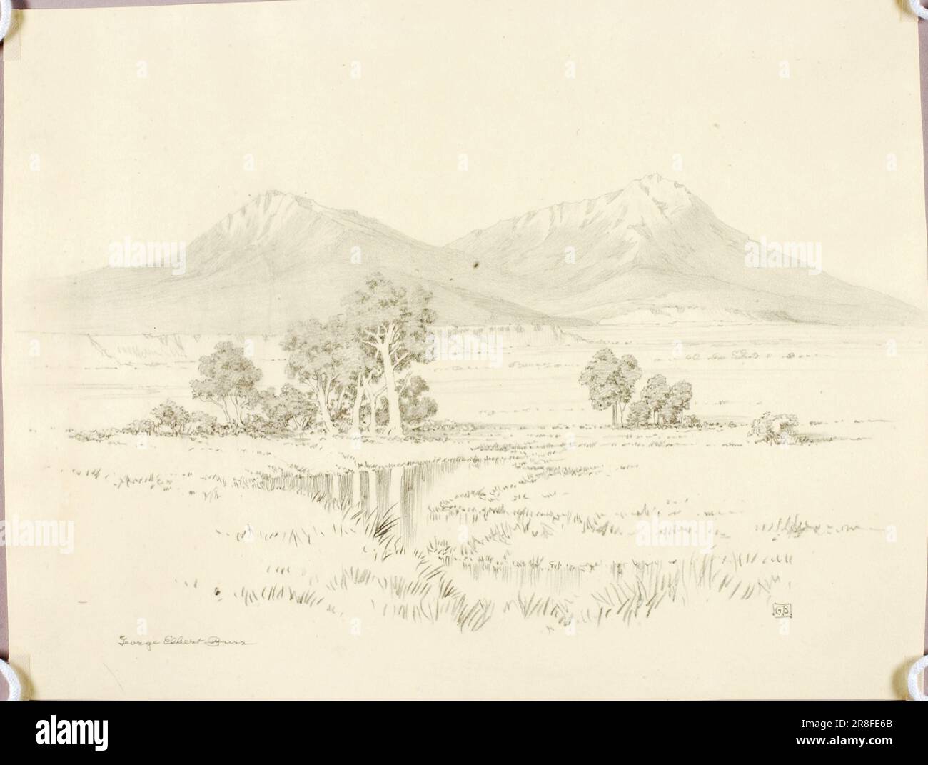 Untitled (transfer drawing for Spanish Peaks [no. 2]) after 1906-before ...