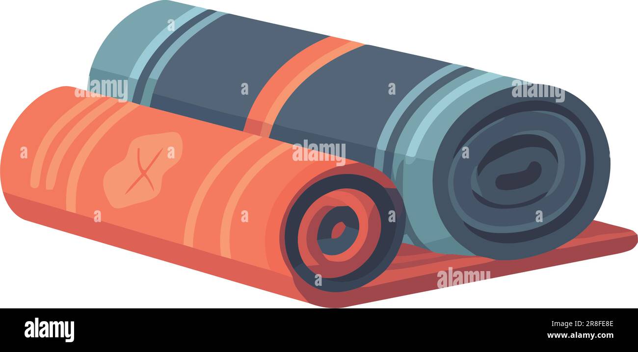 Yoga symbol rolled up Stock Vector Image & Art - Alamy