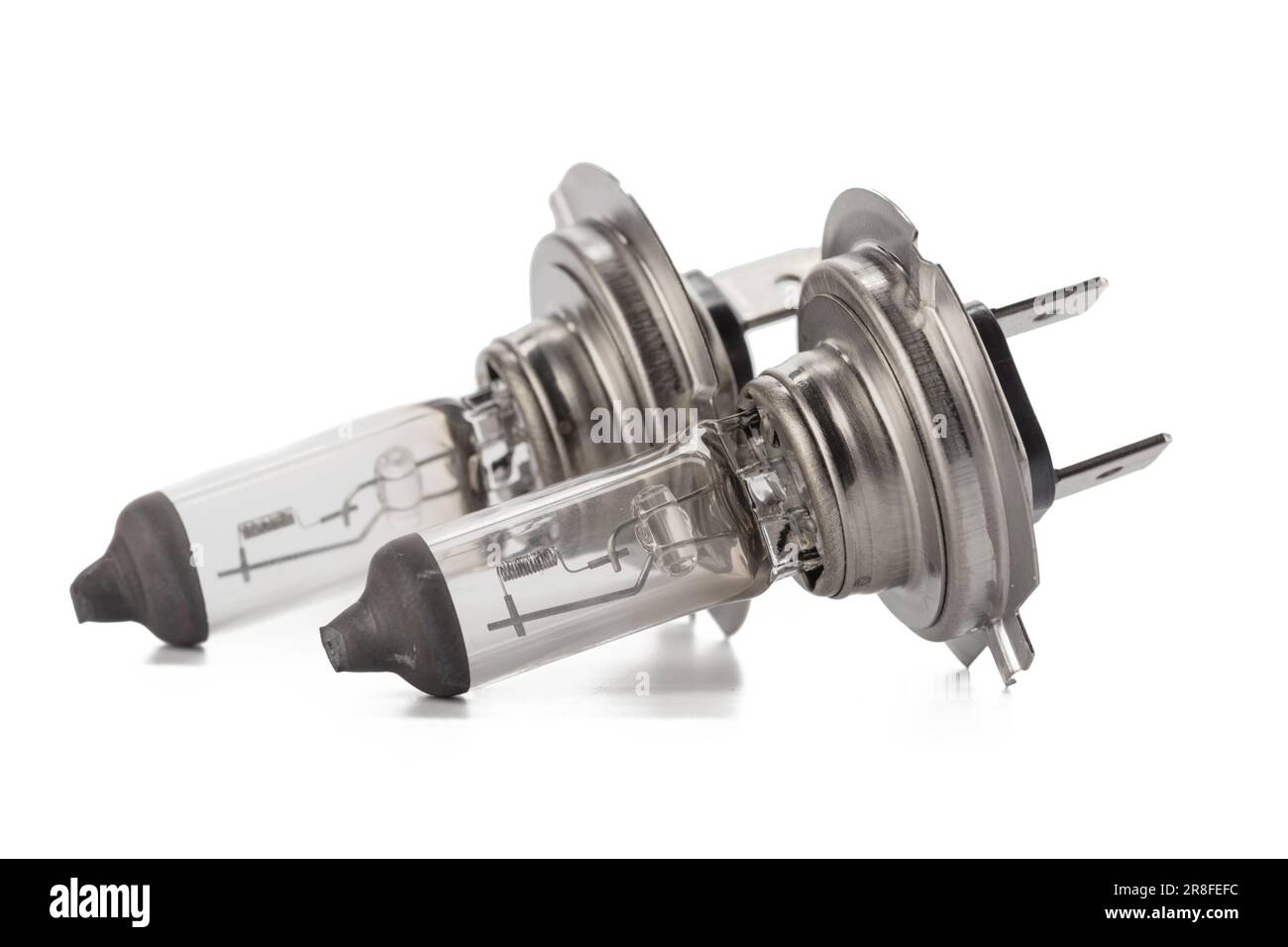 car lightbulb on white background Stock Photo - Alamy