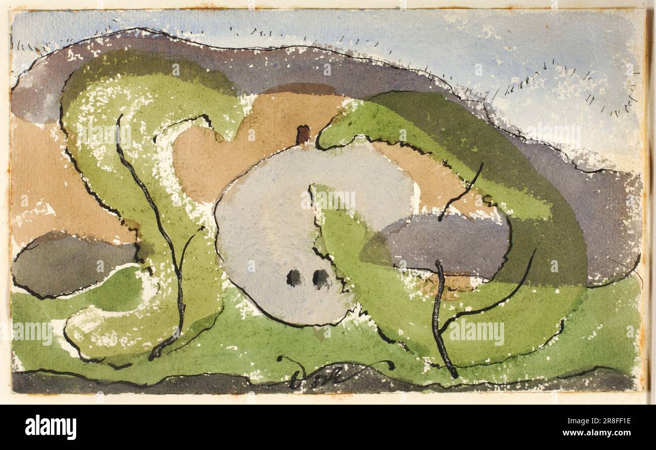 Untitled (Landscape) ca. 1938 by Arthur Dove, born Canandaigua, NY 1880 ...