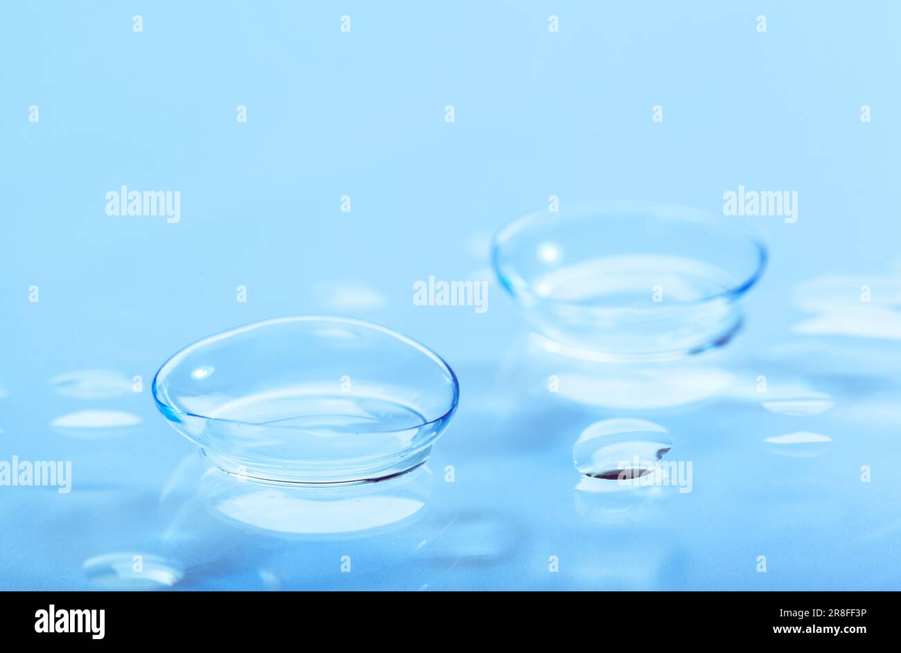 Contact lenses with water drops Stock Photo - Alamy