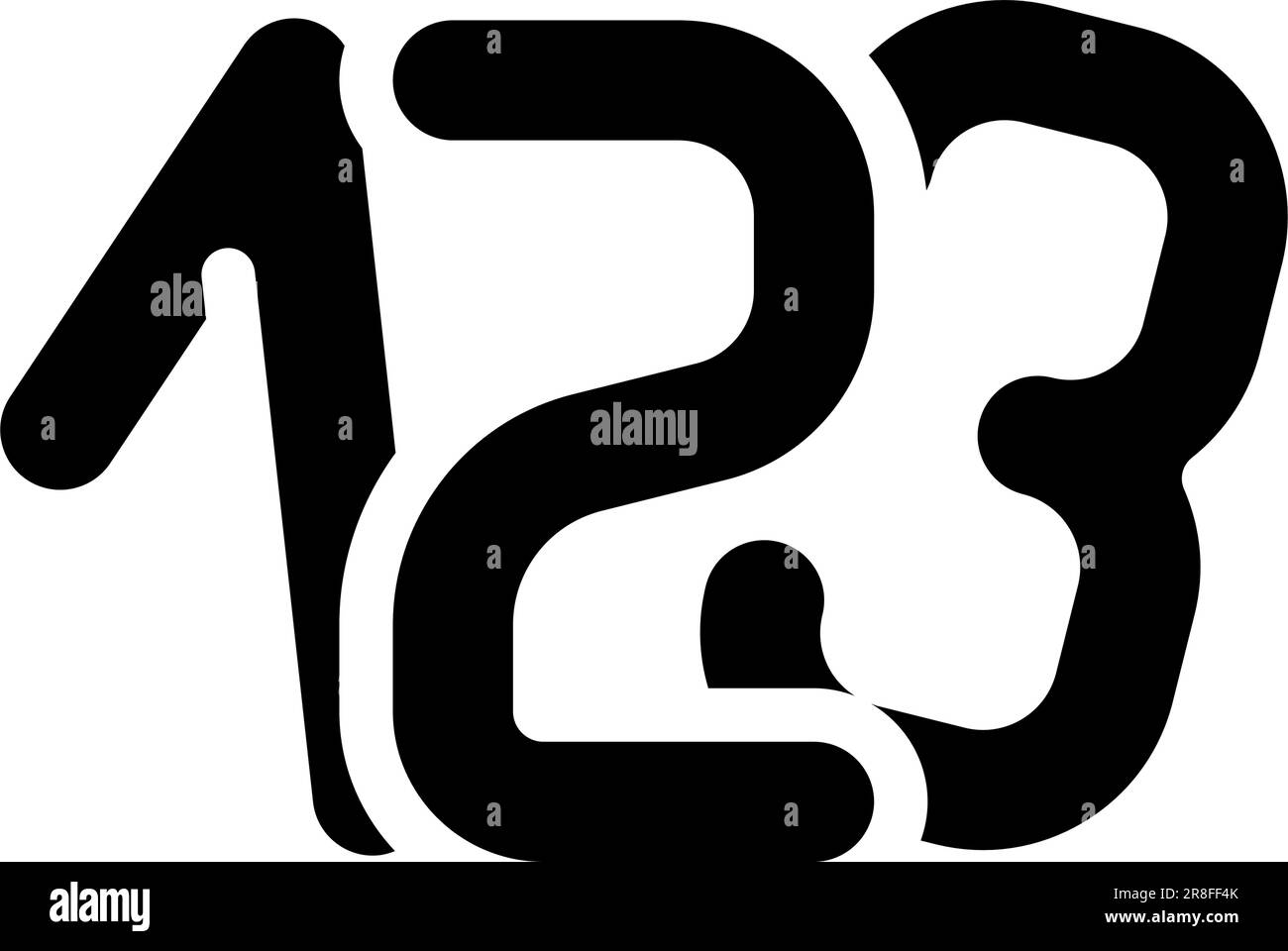 numbers math science education glyph icon vector illustration Stock ...