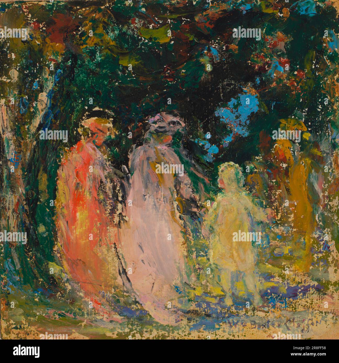 The Woodland Way n.d. by William Baxter Closson, born Thetford, VT 1848 ...