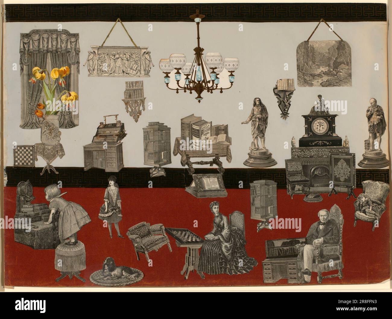 Untitled (Victorian Collage) 1880-1890 by Unidentified, active 1880 ...