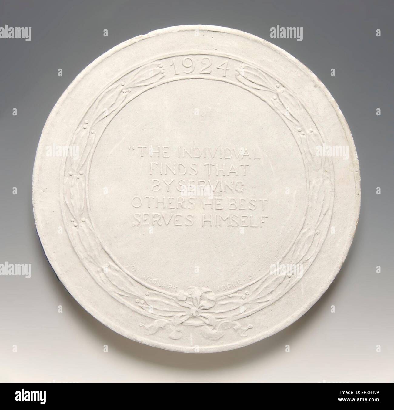 Charles William Eliot Medal 1924 by W. Clark Noble, born Gardiner, ME ...