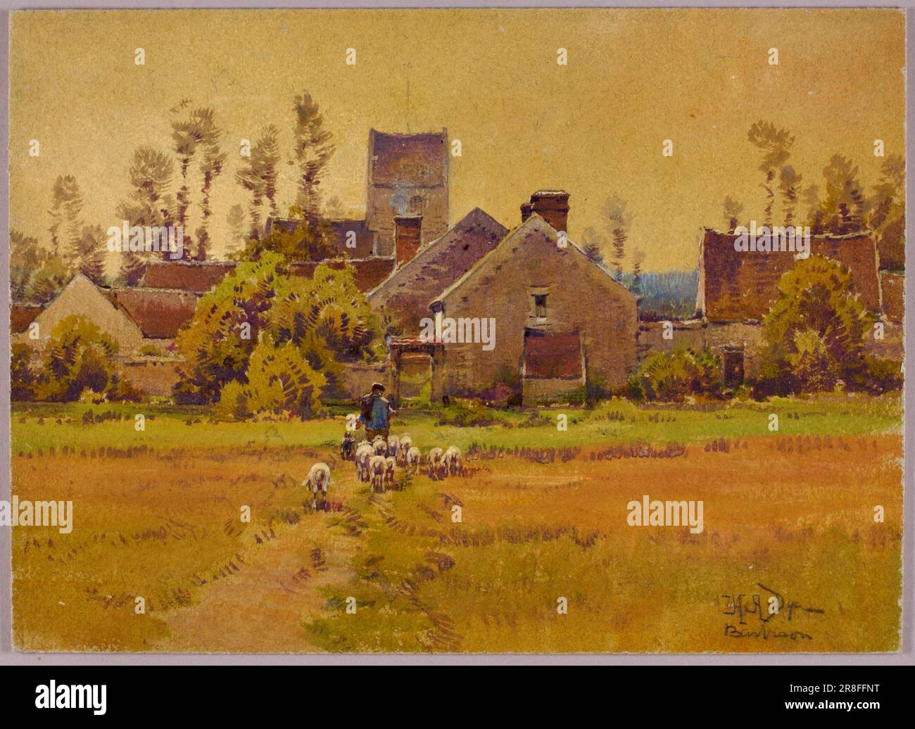 French Village n.d. by H. Anthony Dyer, born Providence, RI 1872-died ...