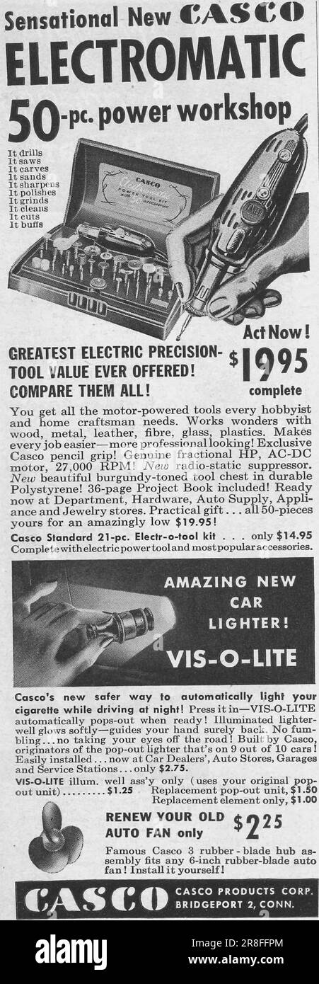 Casco electromatic power workshop tool box for auto car repair advert ...