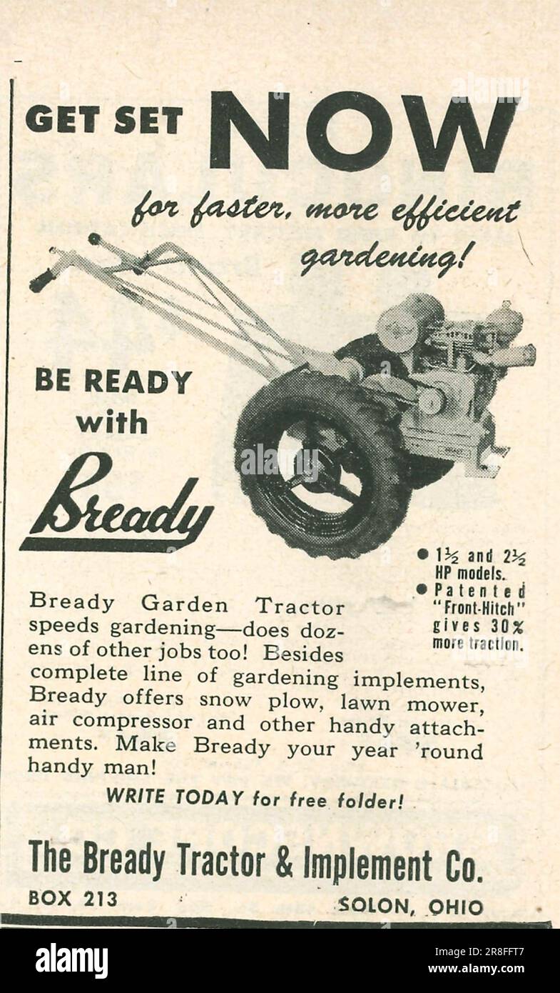 1940s tractor hi-res stock photography and images - Alamy