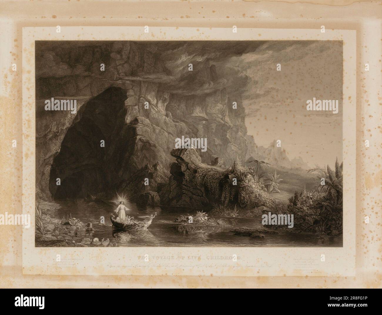 The Voyage of Life--Childhood ca. 1855 by James Smillie, born Edinburgh ...