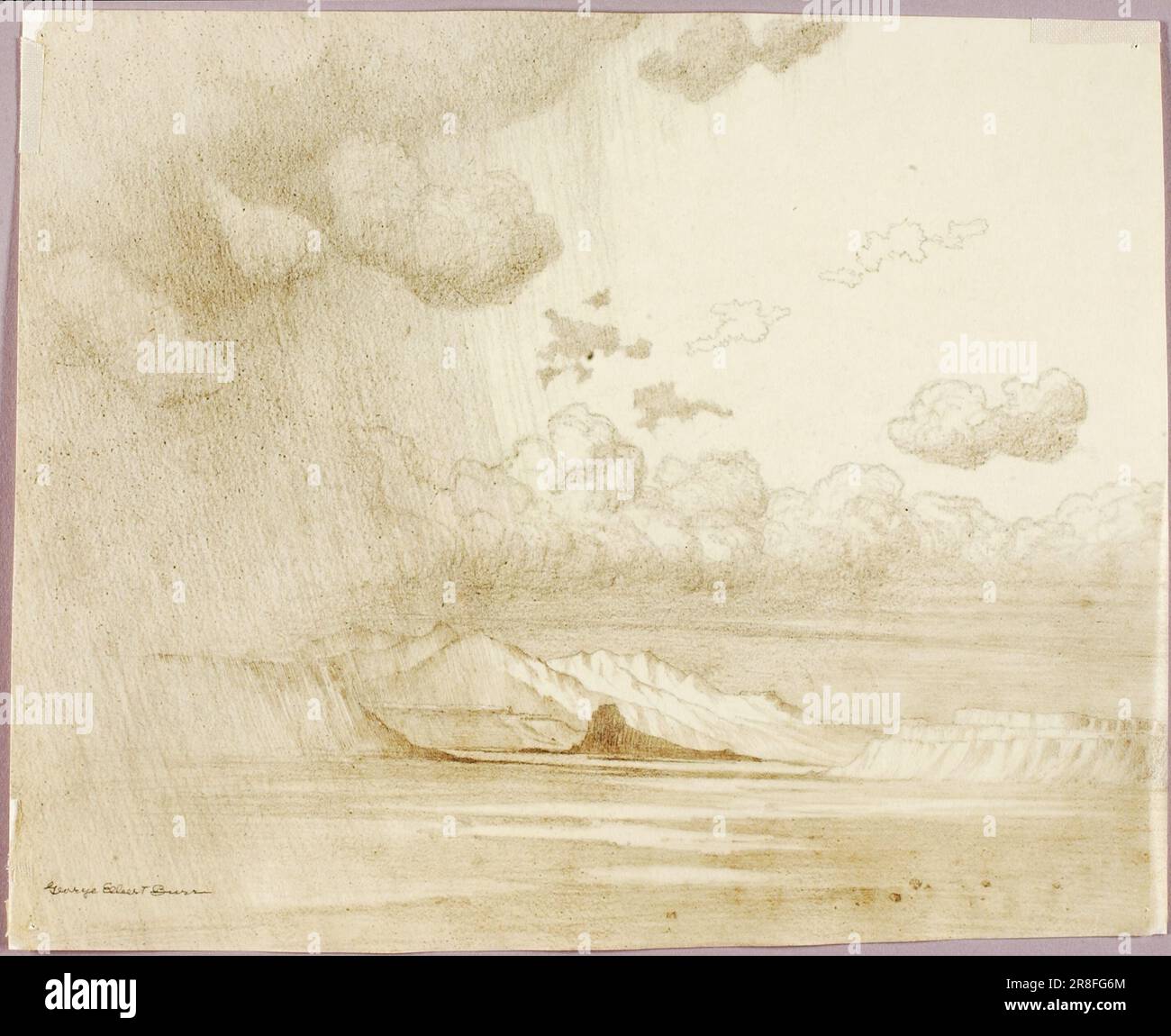 Untitled ca. 1921 by George Elbert Burr, born Monroe Falls, OH 1859 ...