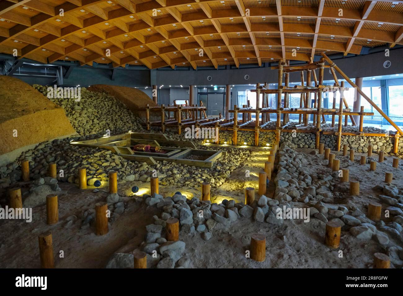 Gyeongju, South Korea - June 1, 2023: Daereungwon ancient tomb in ...
