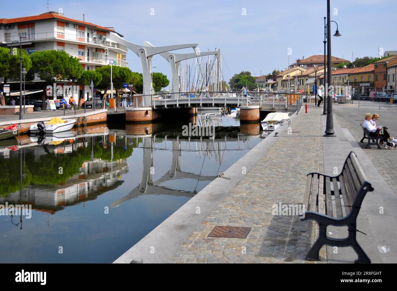 Emilia Romagna, Italian Adriatic Sea, Cervia at the harbour, city ...