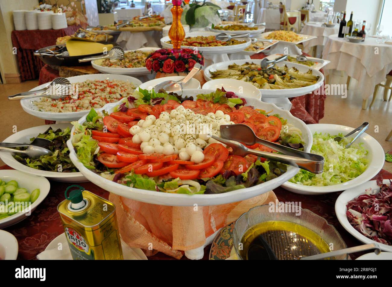 Antipasti buffet, Italian dishes Stock Photo - Alamy