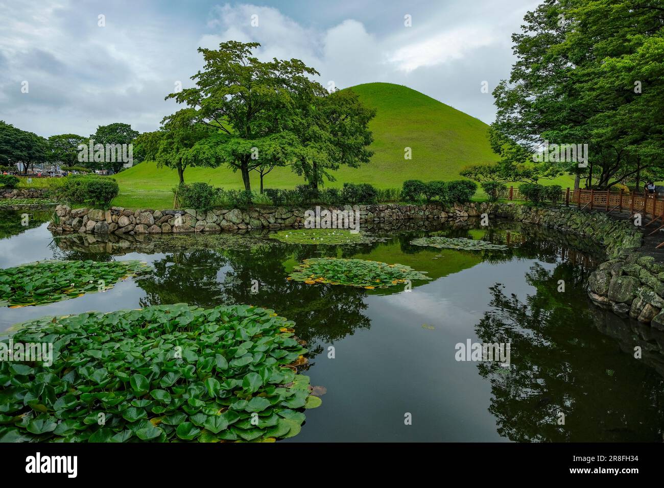 Gyeongju, South Korea - June 1, 2023: Daereungwon ancient tomb in ...