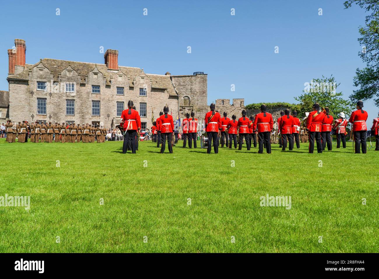 Royal Welsh Military Band, veterans and cadets celebrate the ...
