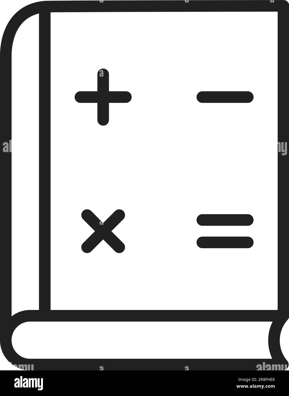 Maths Book Icon Image Stock Vector Image & Art - Alamy