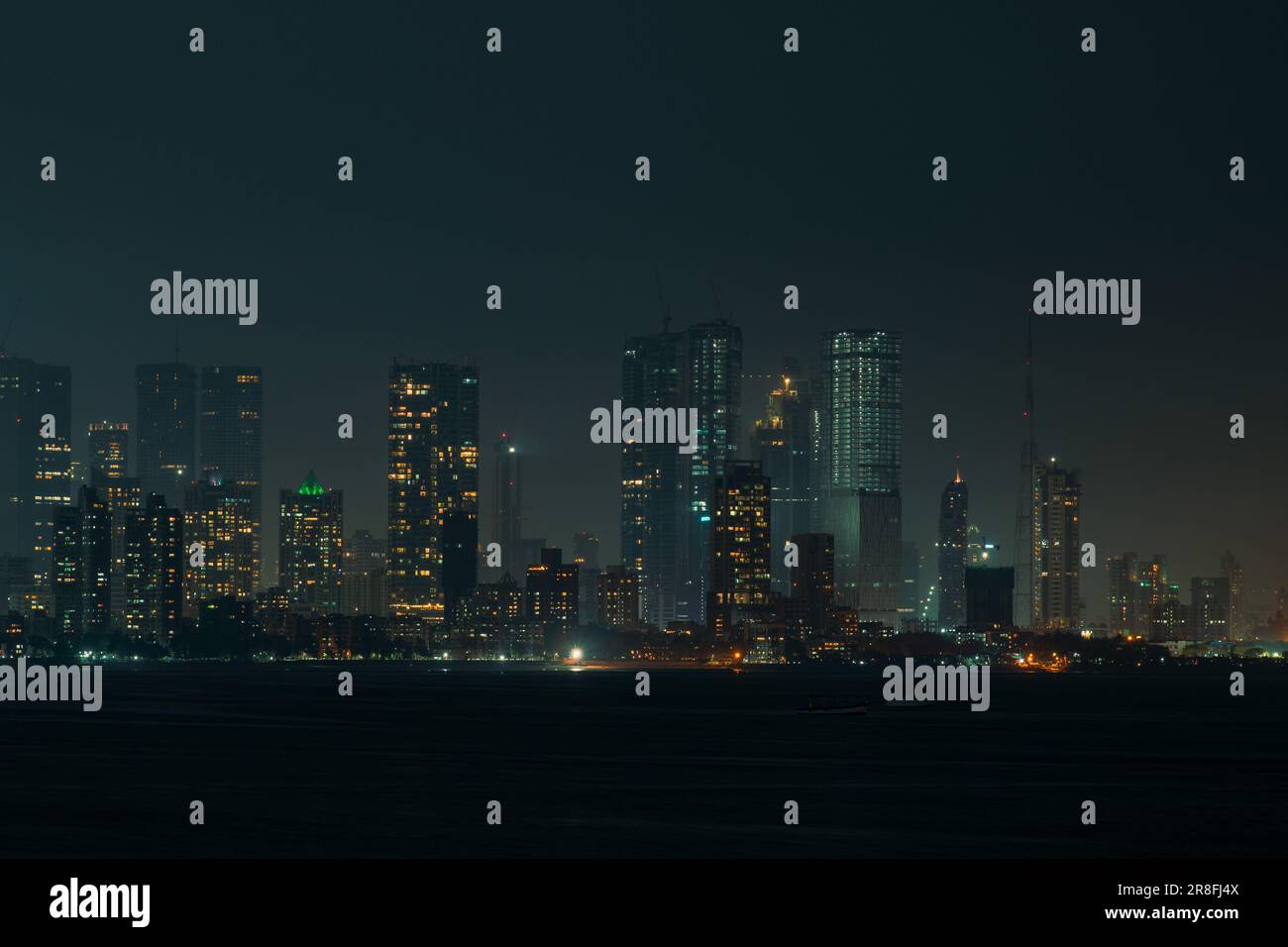The Mumbai skyline is known for its towering skyscrapers and iconic ...