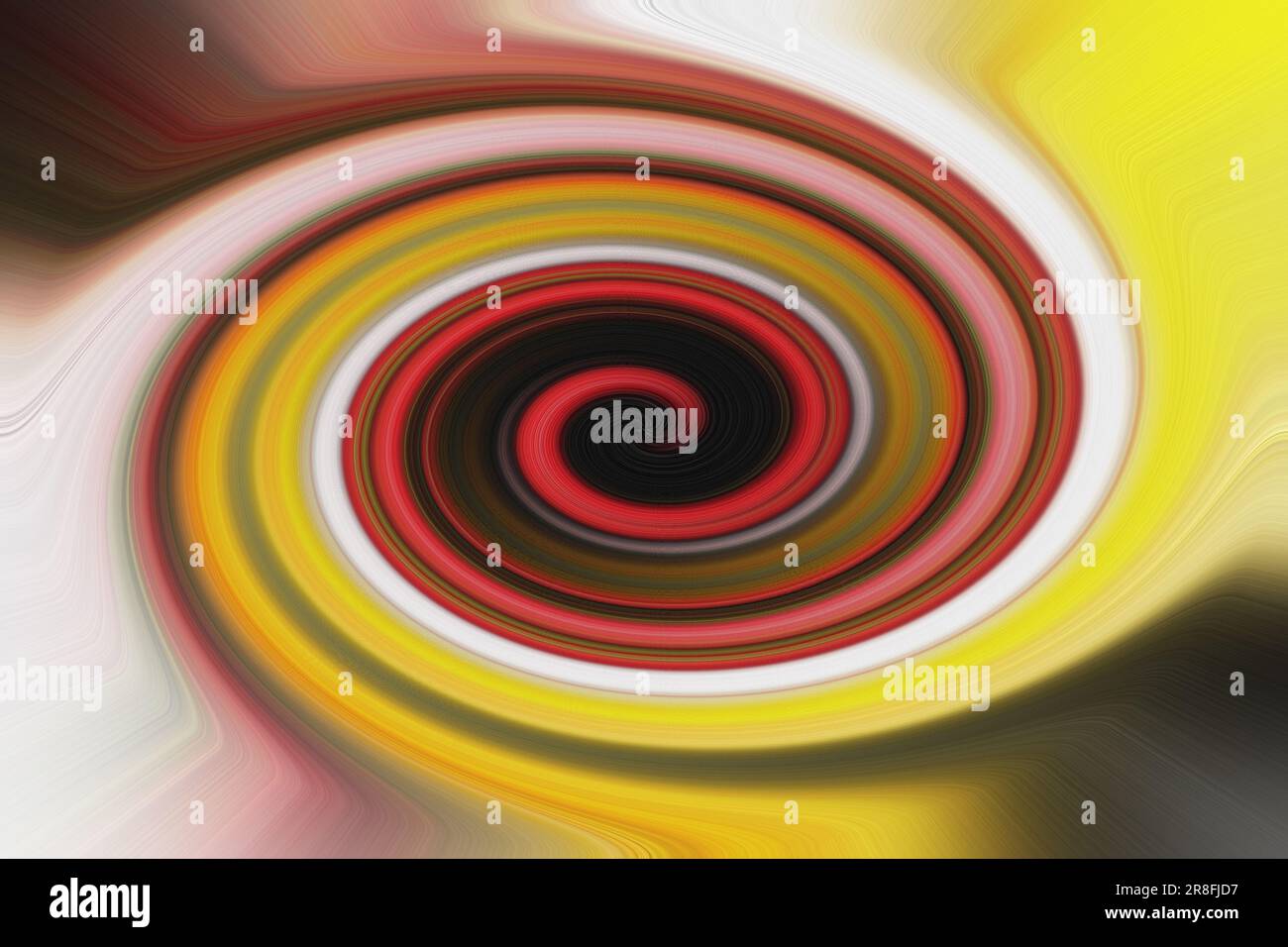 A spiral of long and colorful lines. Stylish creative abstract ...