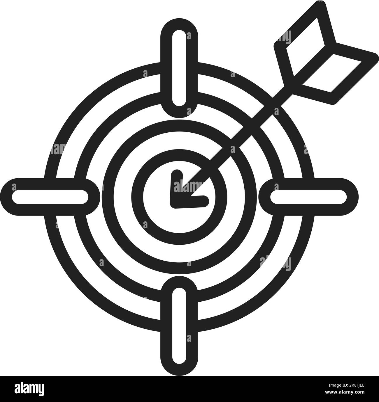 Objective Icon Image Stock Vector Image & Art - Alamy