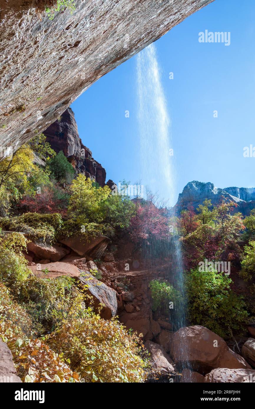Waterfall Zion National Park