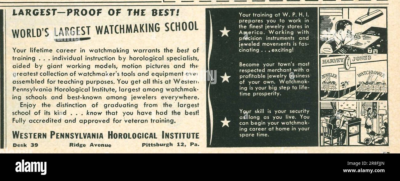 World's largest watchmaking school - Westen Pennsylvania Horological ...