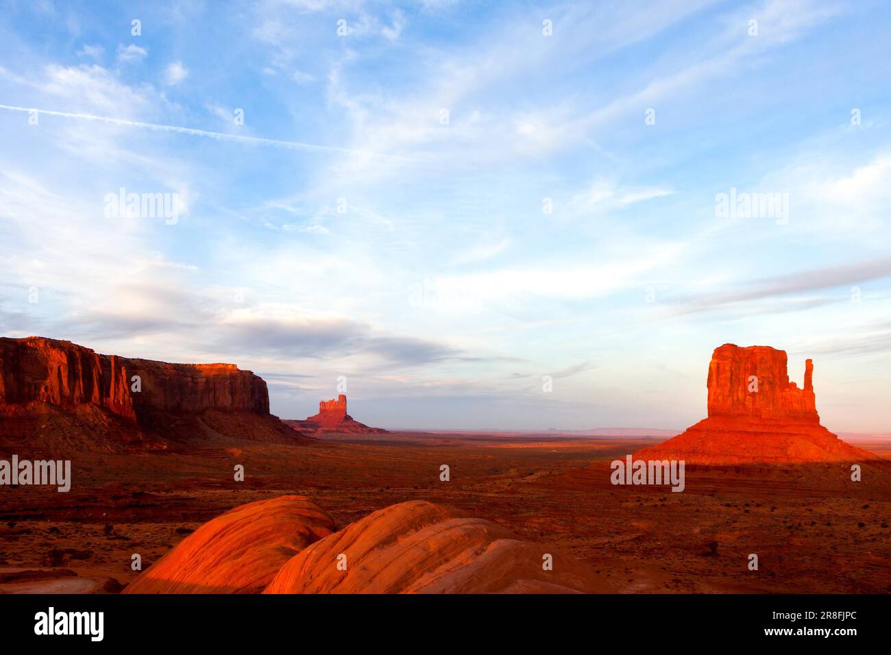 Scenic valley light blue color hi-res stock photography and images - Alamy