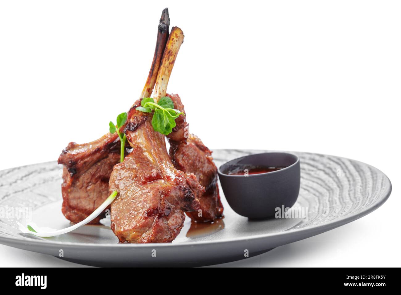 Crispy lamb chops hi-res stock photography and images - Alamy
