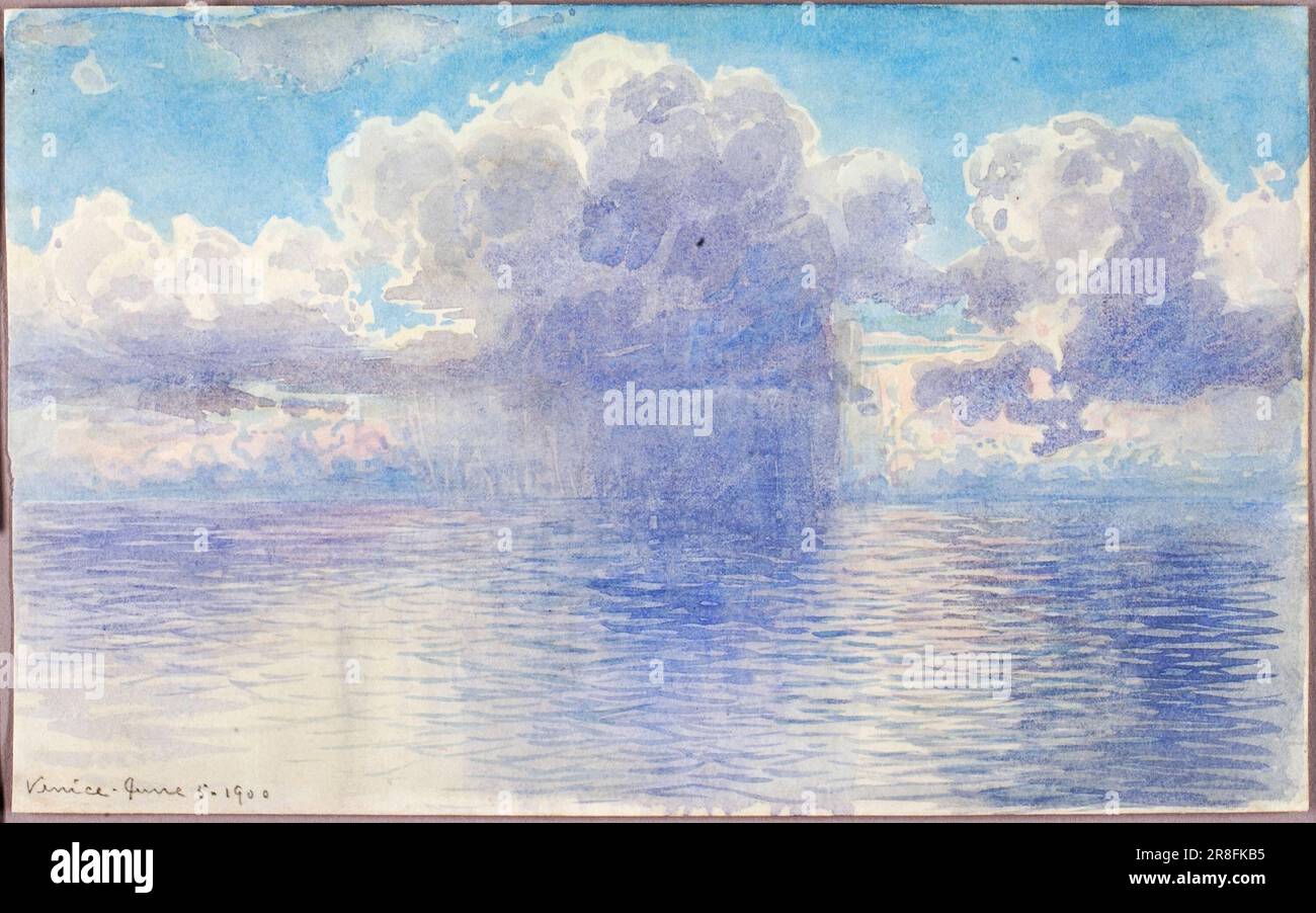 Venice 1900 by George Elbert Burr, born Monroe Falls, OH 1859-died ...