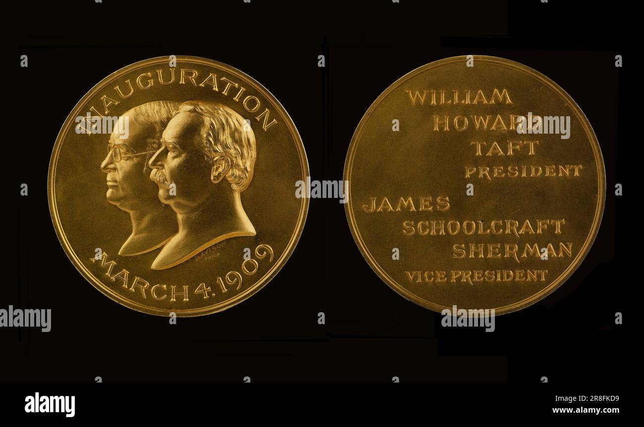 William Howard Taft Presidential Inaugural Medal 1909 by Joseph K ...