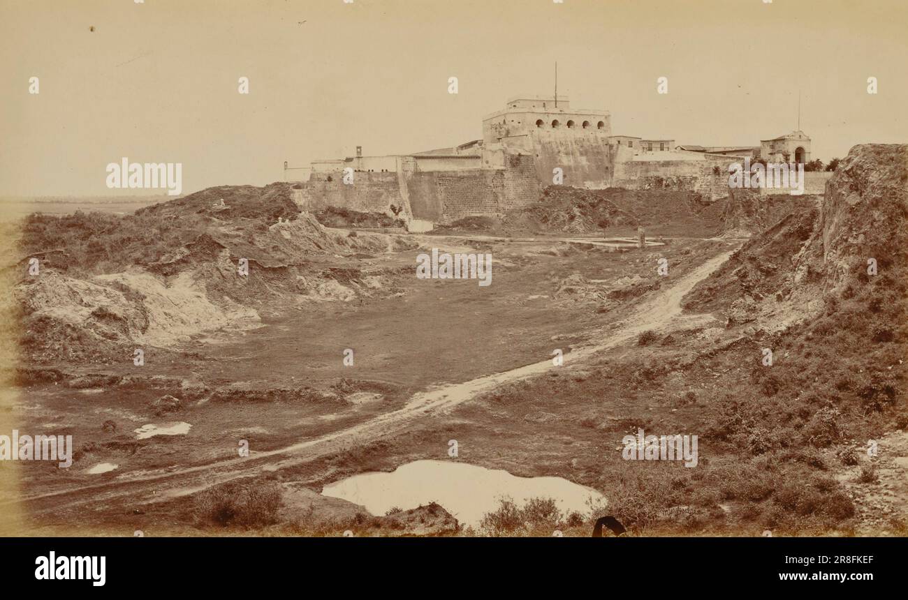 Castle of San José, Guatemala 1875, published 1877 by Eadweard ...