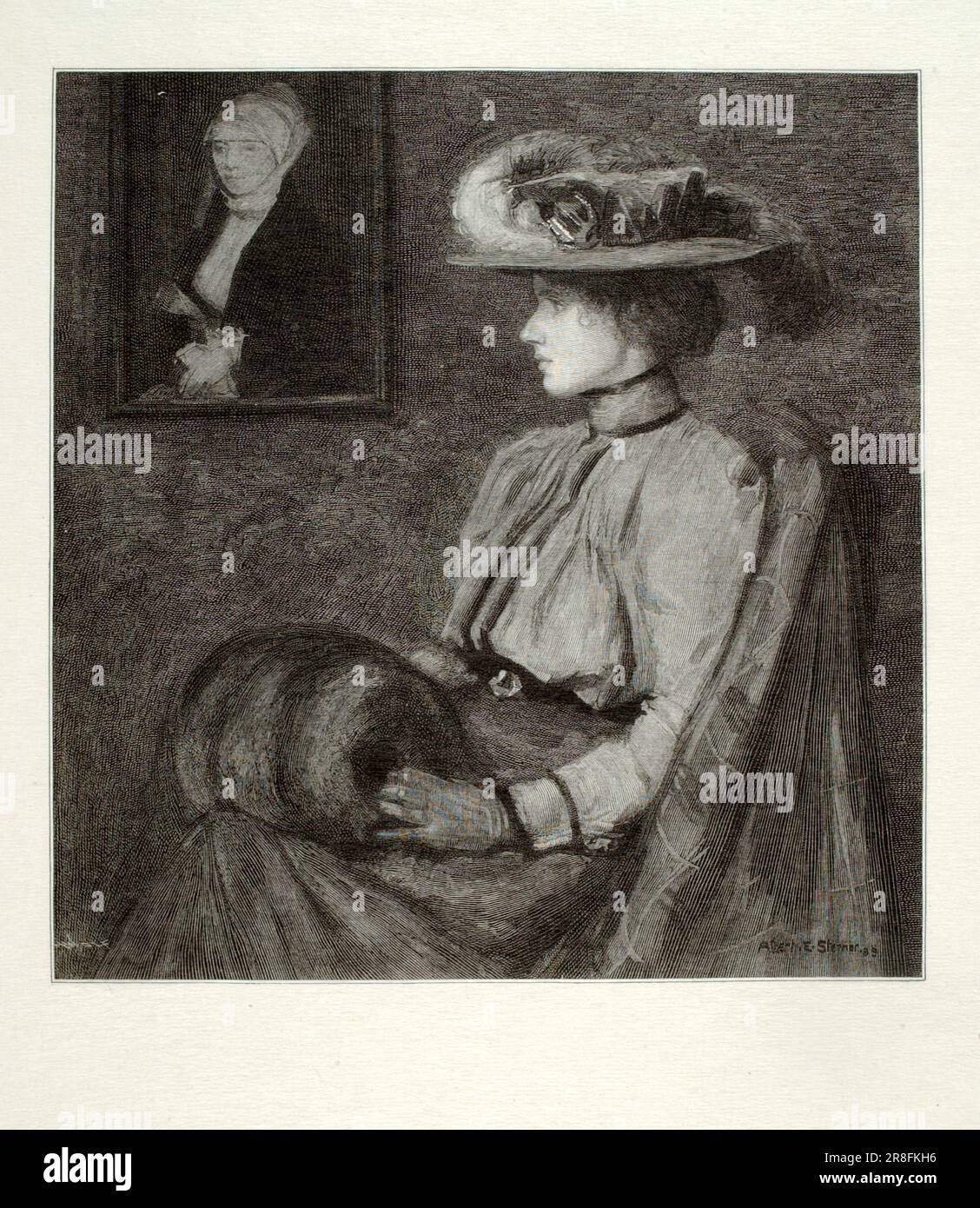 Mrs. Marie Sterner 1899 by Henry Wolf, born Eckwersheim, Alsace 1852 ...