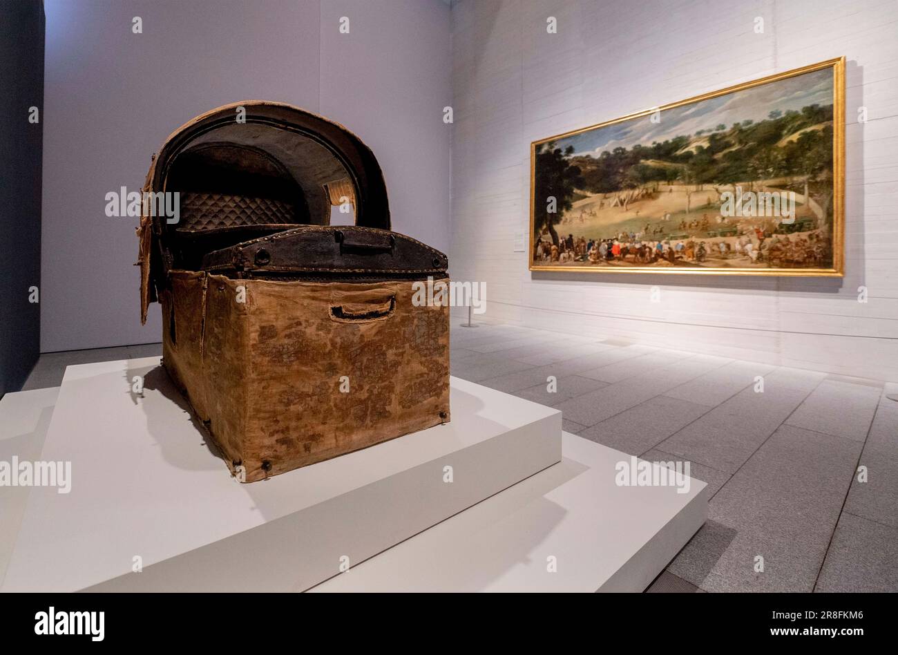 Litter of Emperor Charles V' during the presentation of 'In Motion', at ...