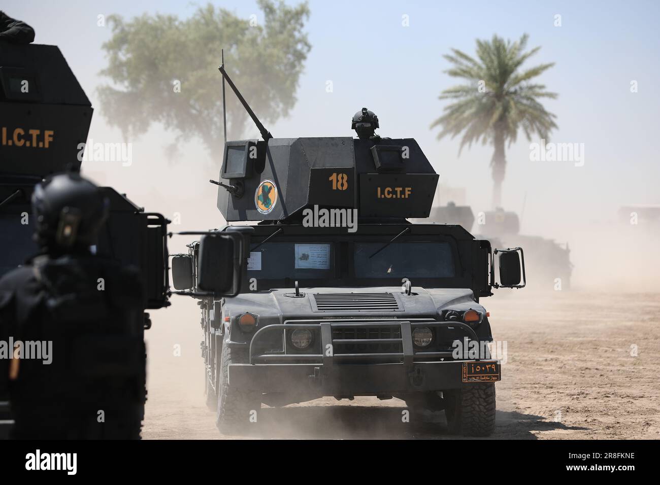 Baghdad, Iraq. 21st June, 2023. Armed members of the Iraqi Counter ...