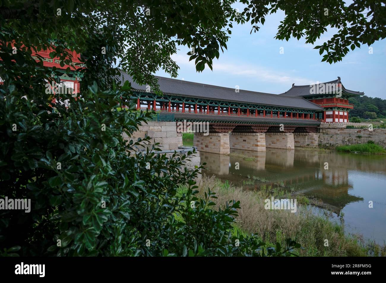 Gyeongju, South Korea - June 3, 2023: Woljeong Bridge is a covered ...