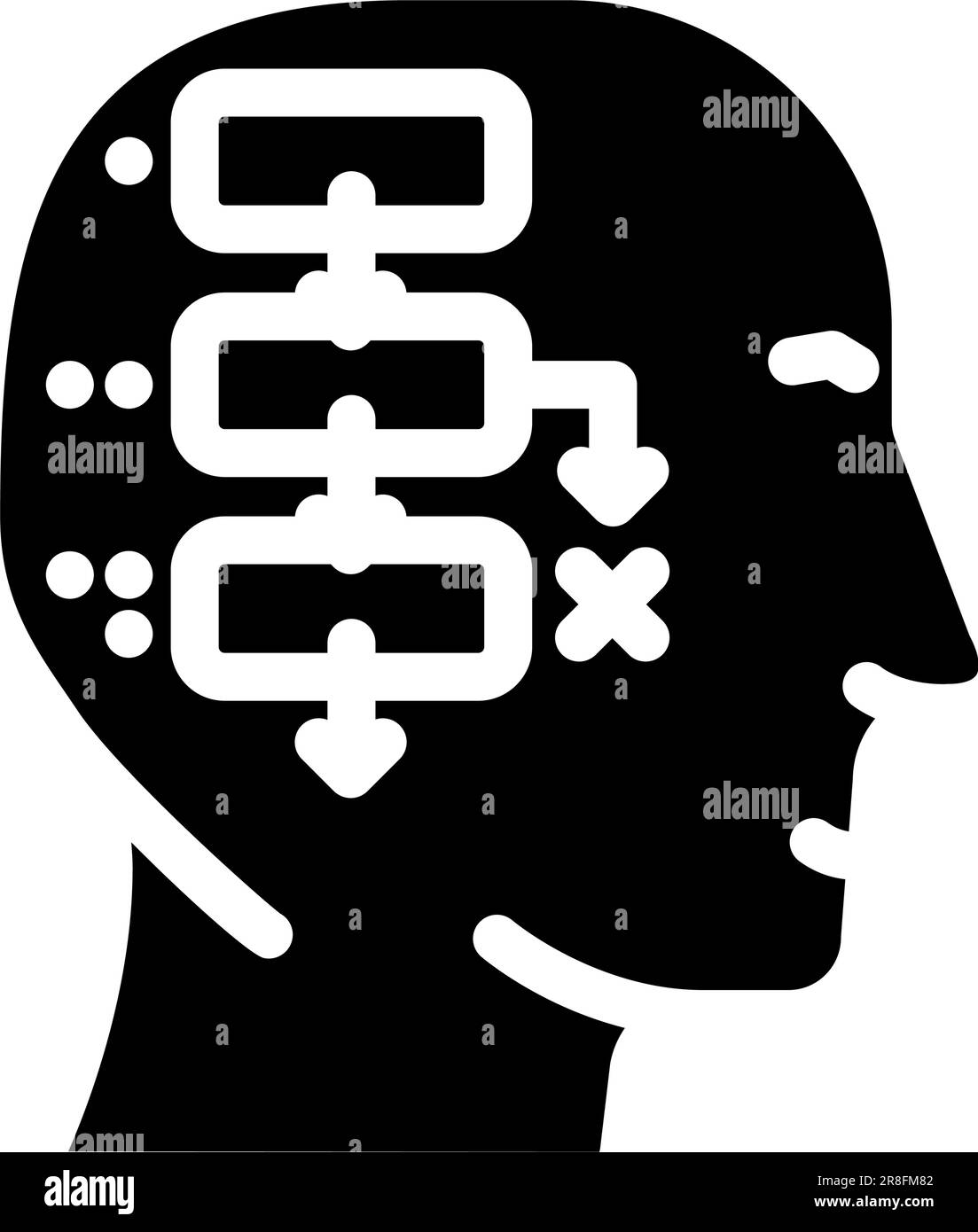 logic math science education glyph icon vector illustration Stock ...