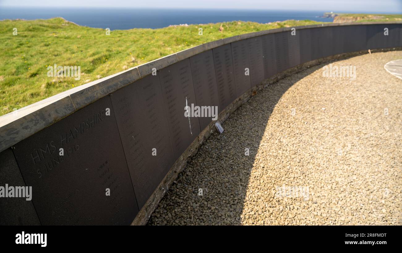 Kitchener Memorial erected by the people of Orkney after the death of ...