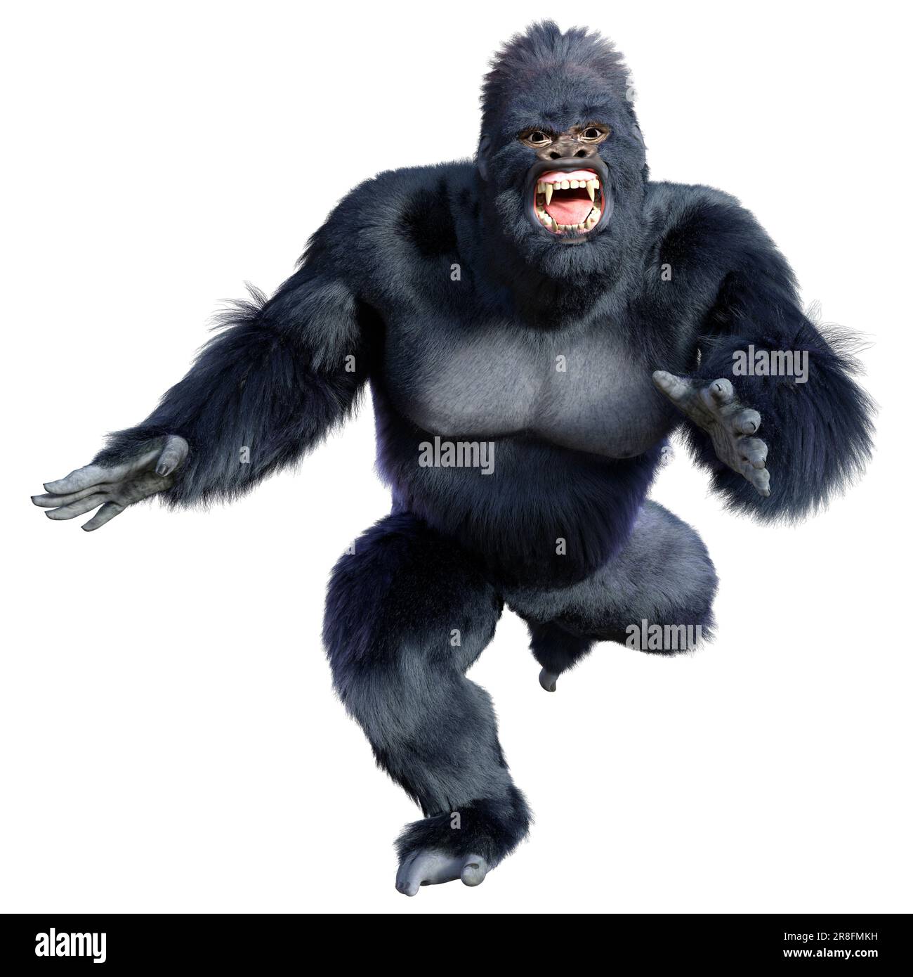 Gorilla Attack Human