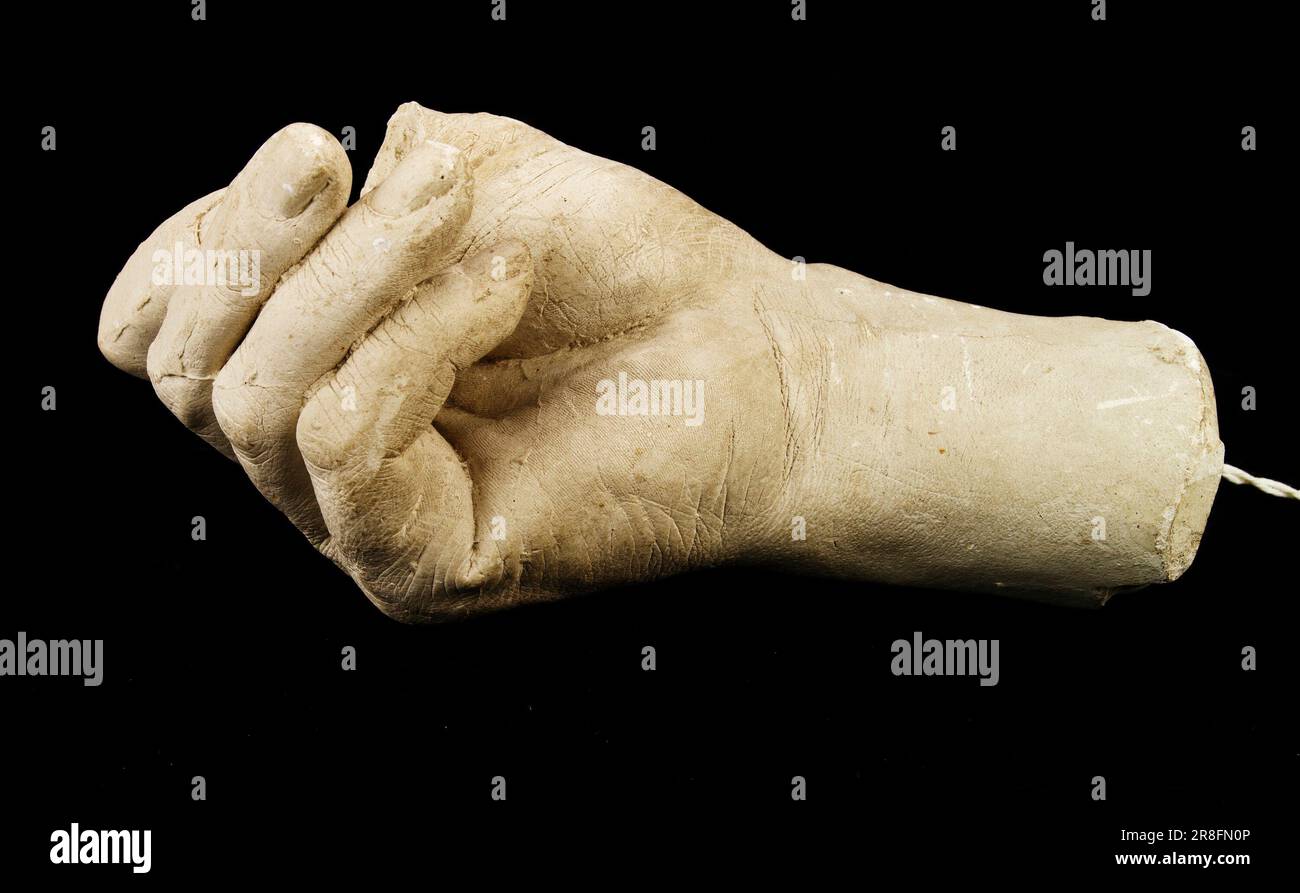 Cast of Hiram Powers's Right Hand, with Fingers Turned Under (thumb ...