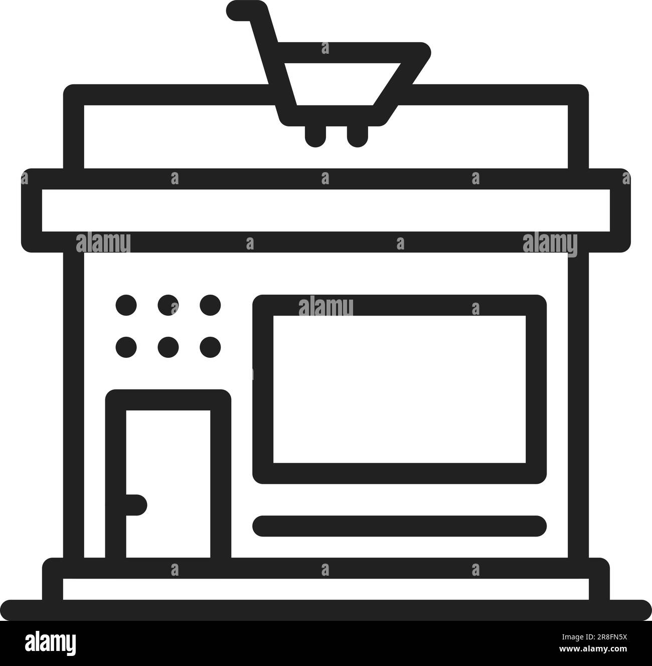 Reatil Store Icon Image Stock Vector Image & Art - Alamy