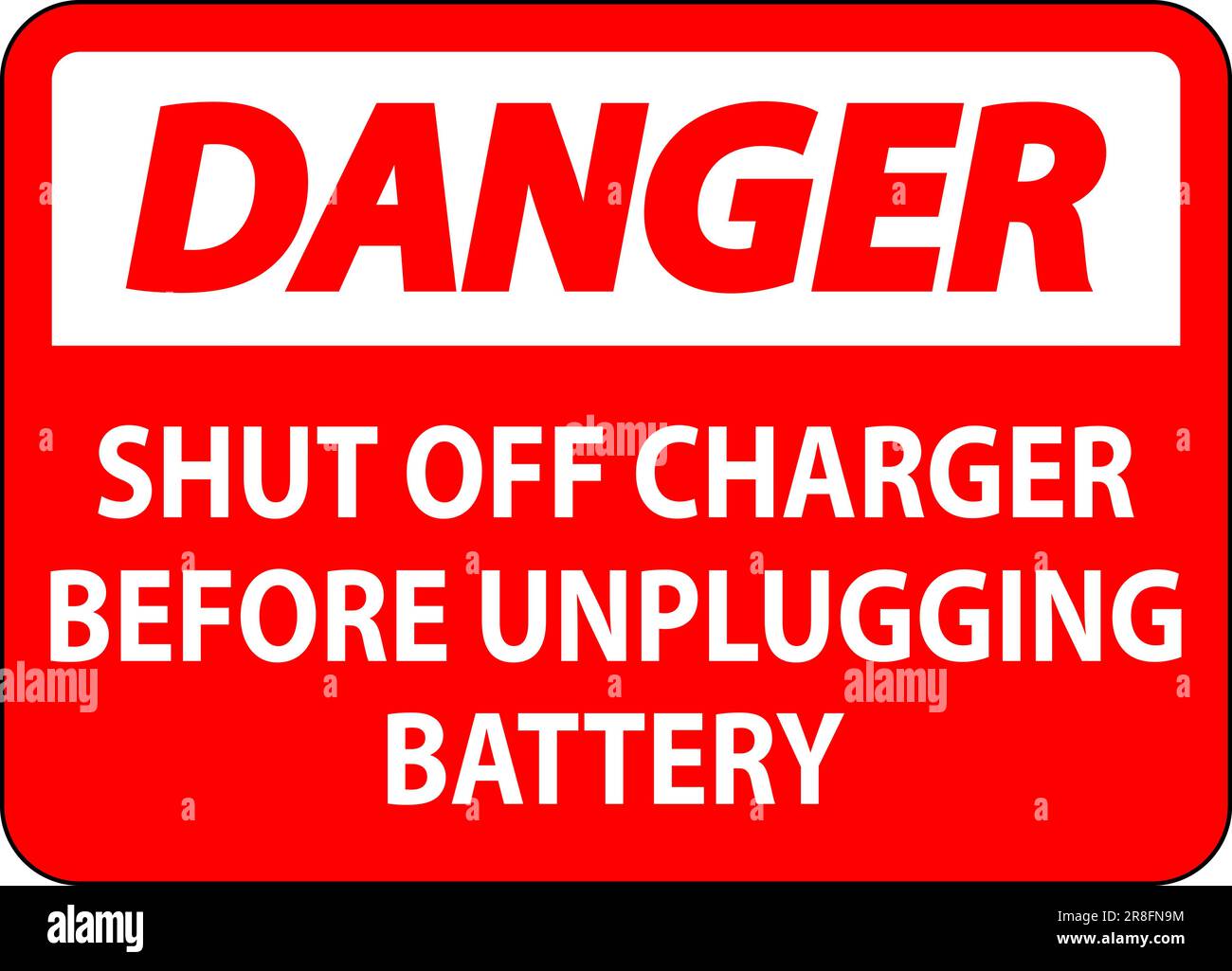 Danger sign battery charging station hi-res stock photography and ...