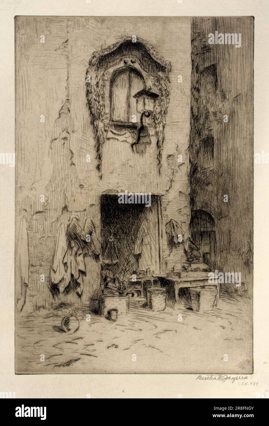 Ragpicker's Shop, Florence 1916 by Bertha E. Jaques, born Covington, OH ...