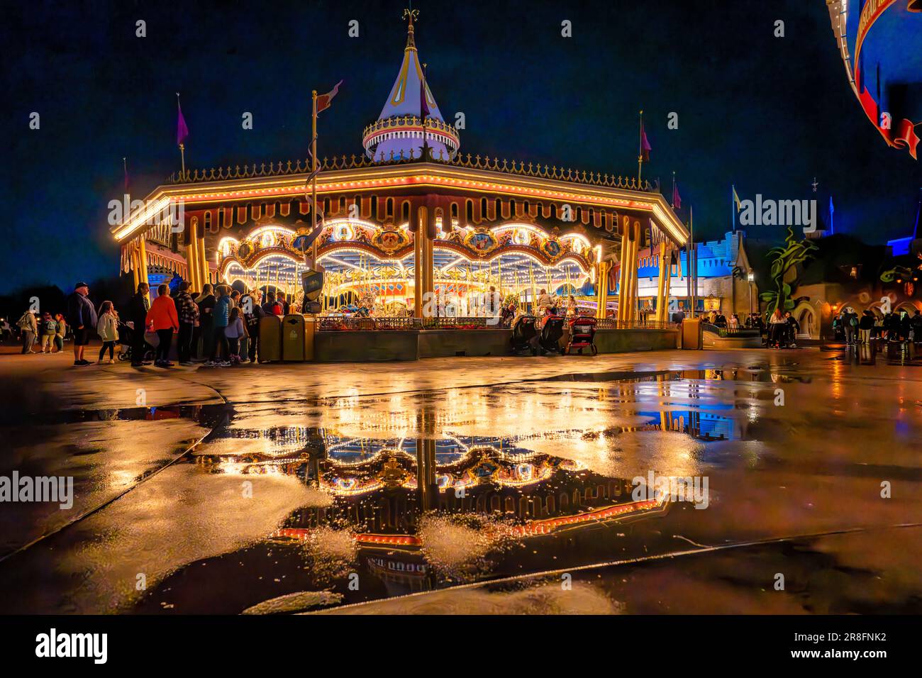 magical go round Stock Photo - Alamy