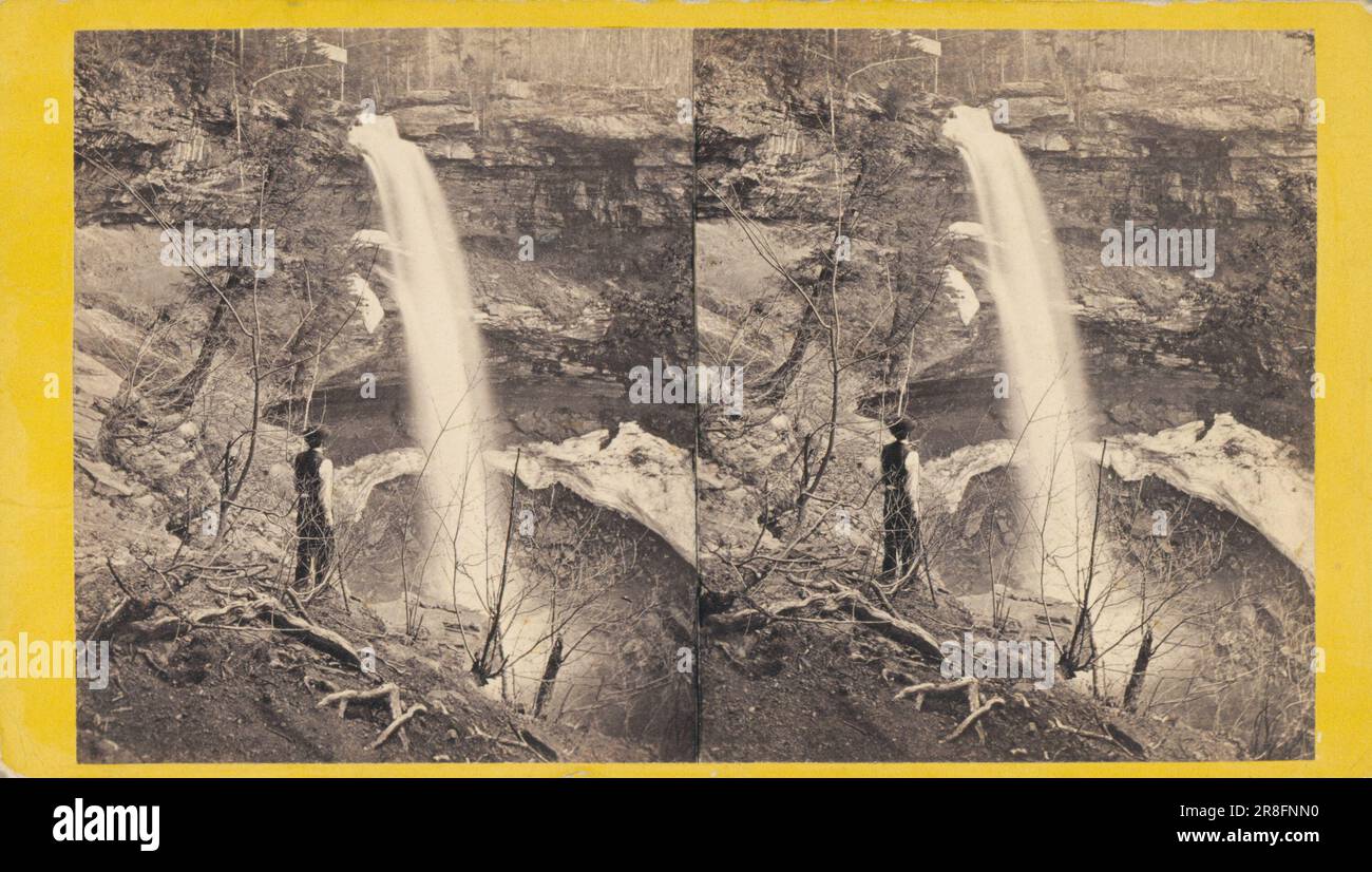 The Artistic Series: The Kauterskill Fall, 180 feet High, Catskill Mountains 1863-1869 by E. and ...