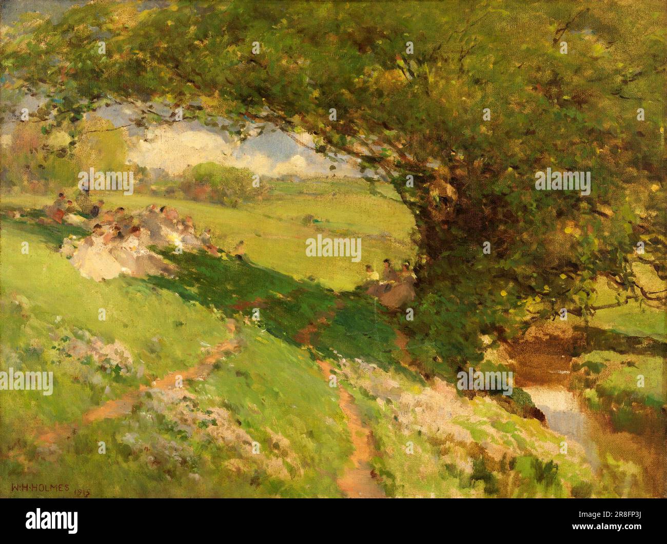 The Wanderlusters' Rest 1915 by William Henry Holmes, born Cadiz, OH ...